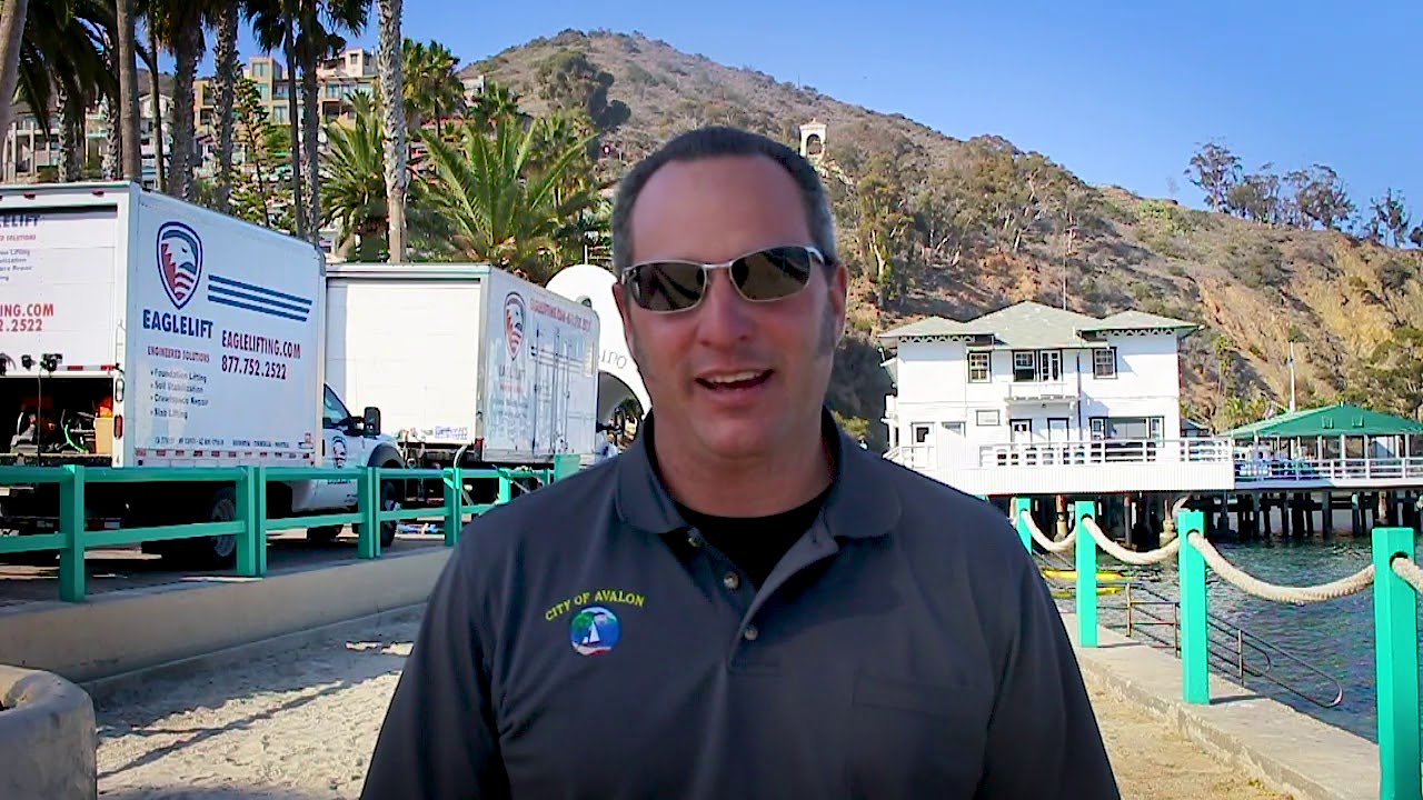 City of Avalon Public Works Director Talks about EagleLIFT's Seawall ...