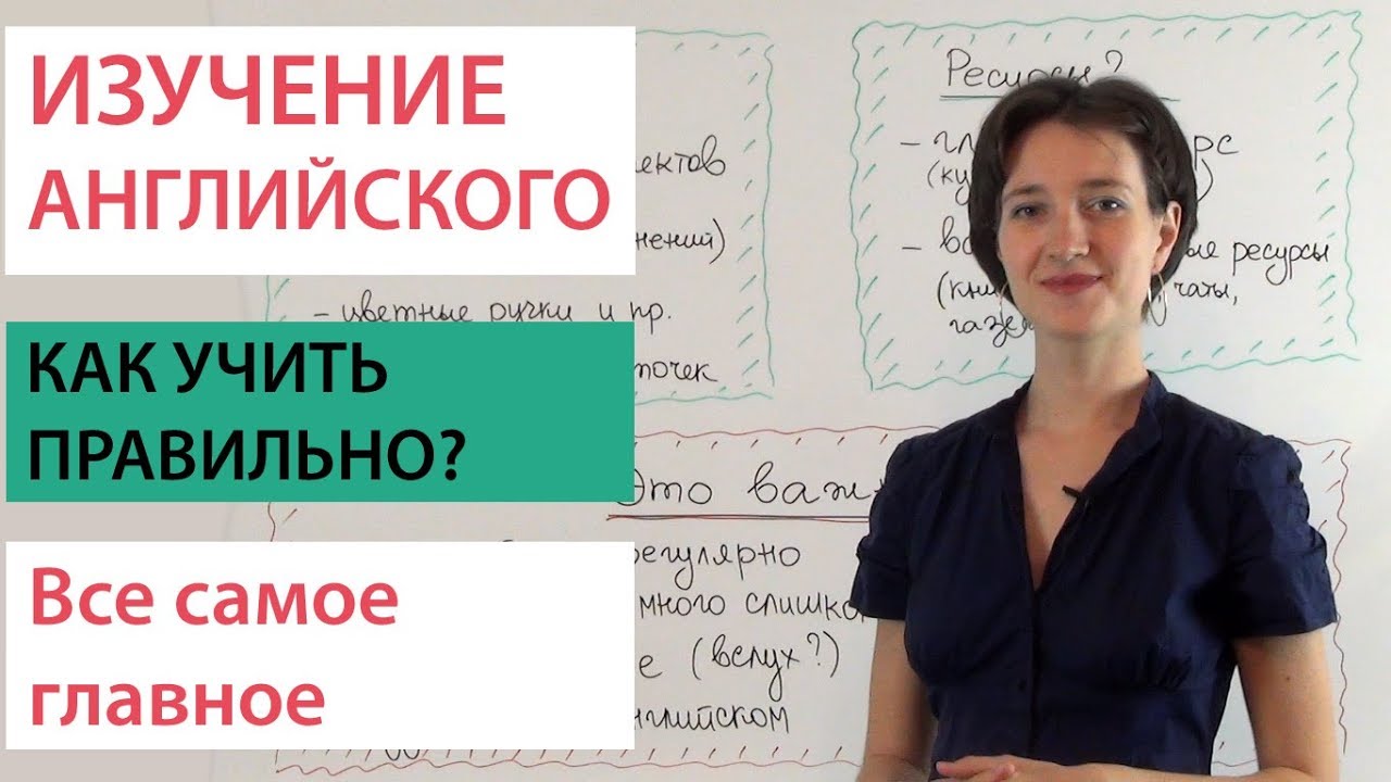 Как правильно учить английский язык Всё что нужно знать для