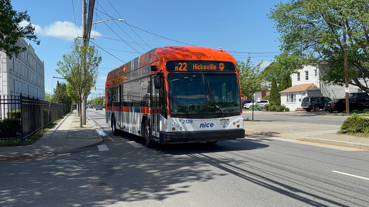 NICE Bus Onboard: 2025 Gillig BRT+ CNG #2129 on the n22! - YouTube