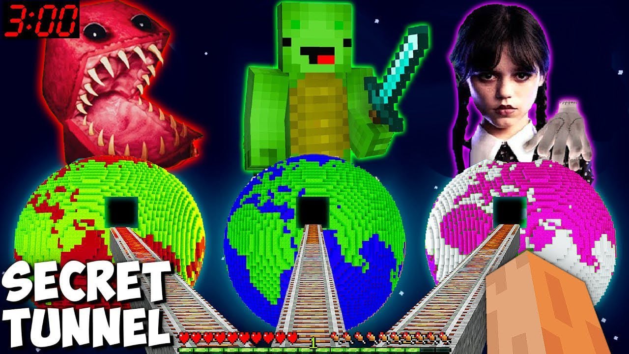 do not CHOOSE the wrong PLANET Minecraft WEDNESDAY garten of banban ...