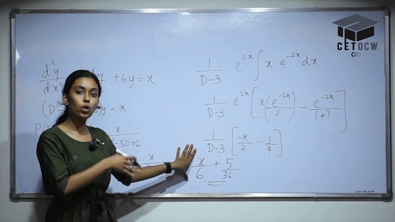 Differential Equations- Homogeneous and non homogeneous Equations-(PART ...