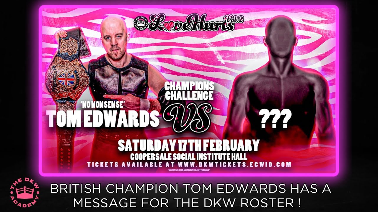 British champion Tom Edwards has a message for the DKW Roster ahead of ...