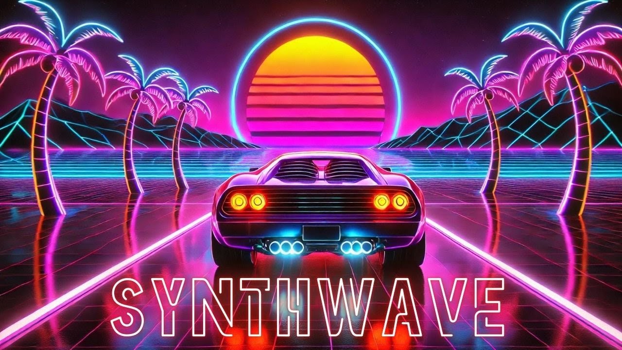 Synthwave Beach Cruising | Retrowave | Chillwave 80s - YouTube