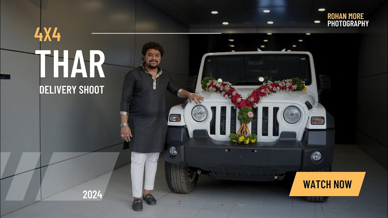 Delivery of brand new Thar 4x4 - YouTube