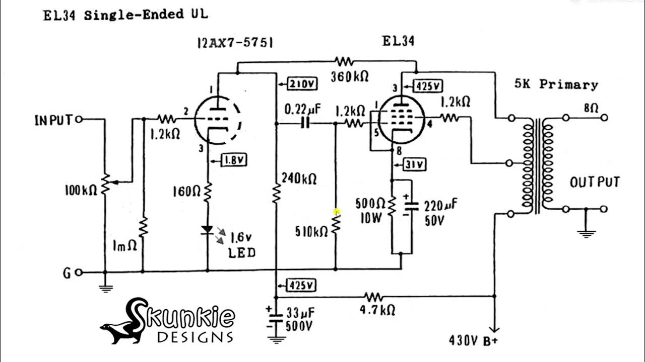 Production 5751/EL34 Amp: Schematic/Design Deep Dive! - YouTube