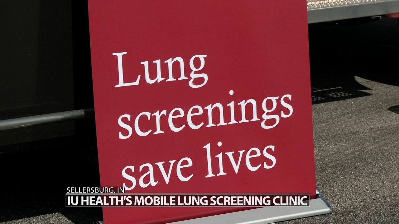 Mobile lung cancer screening unit visits southern Indiana - YouTube