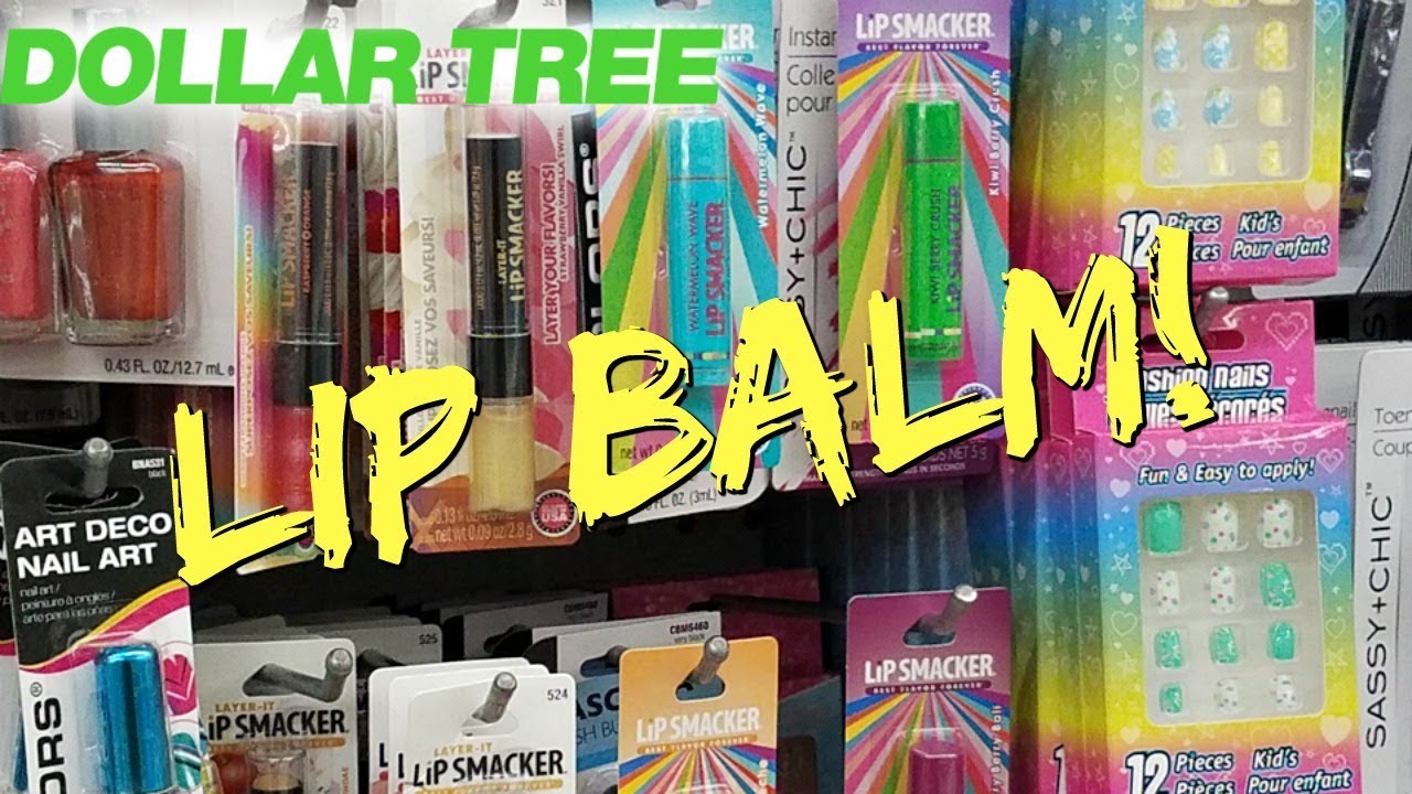 Lip Balm Shopping Dollar Tree Christmas $1 Stocking Ideas 2017 - YouTube