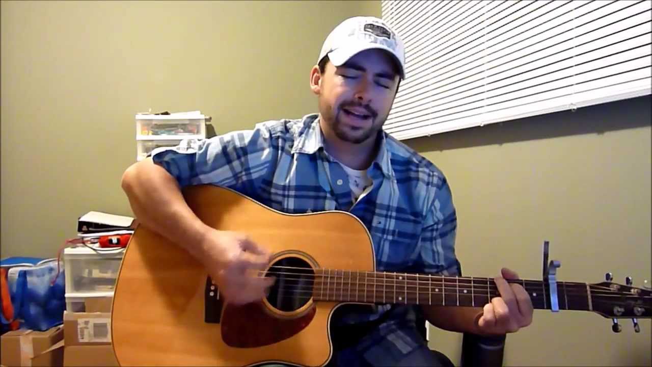 Drink a Beer - Luke Bryan (Acoustic cover by Chris Goodwin) - YouTube