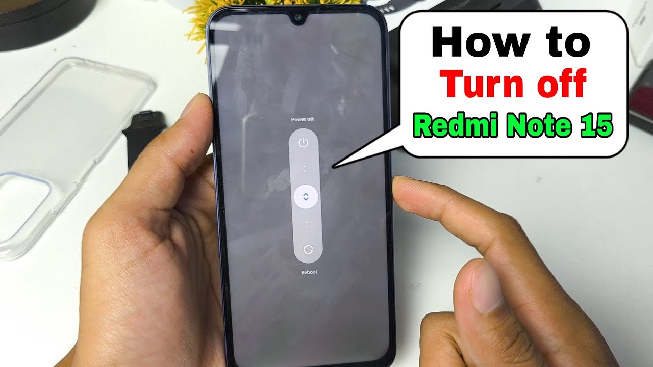 Redmi Note 15 series : How to Turn off or Restart the Cell phone - YouTube
