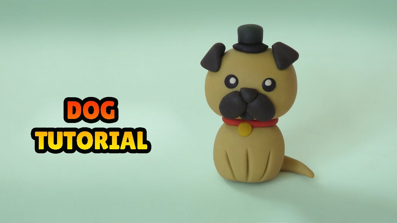 🔴 DIY How to Make a DOG - Easy Polymer Clay, plastilina and Fondant ...