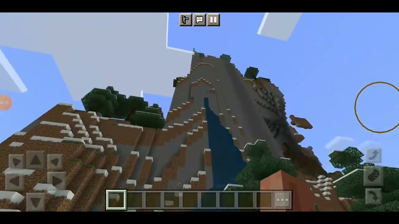 tallest cliff in Minecraft I've ever seen - YouTube