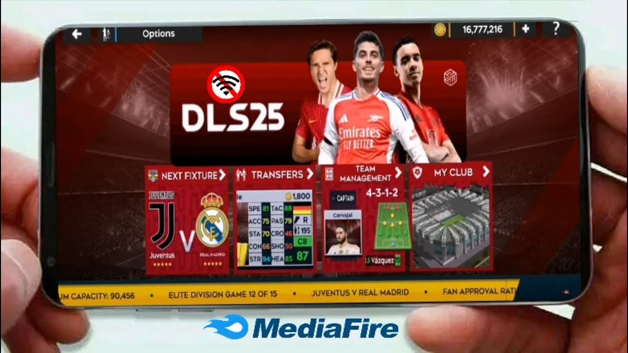 DLS 19 Mod 25 (Dream League Soccer 2025) Offline For Android - YouTube