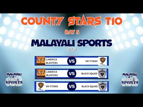 COUNTY STARS T10 S1 2025 || LIVE FROM PALLIPPURAM || DAY 5 || MALAYALI ...