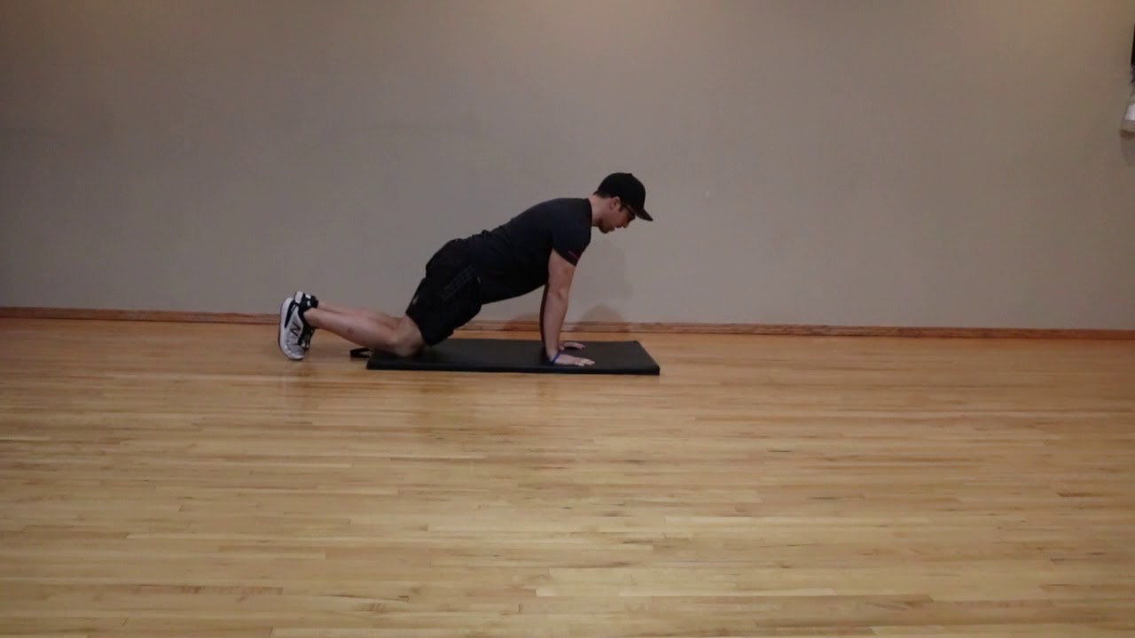 Kneeling Push Up - YouTube