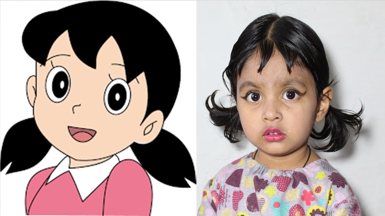 doraemon || Shizuka hairstyle for kids || kids hairstyle || hairstyle ...