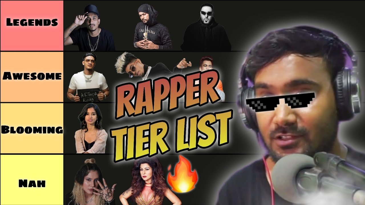 Indian Rappers Tier List ft. Raftaar, Ikka, Bohemia, Loka & More - YouTube