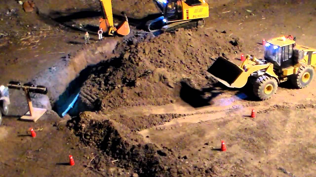 waterline backfill A - YouTube