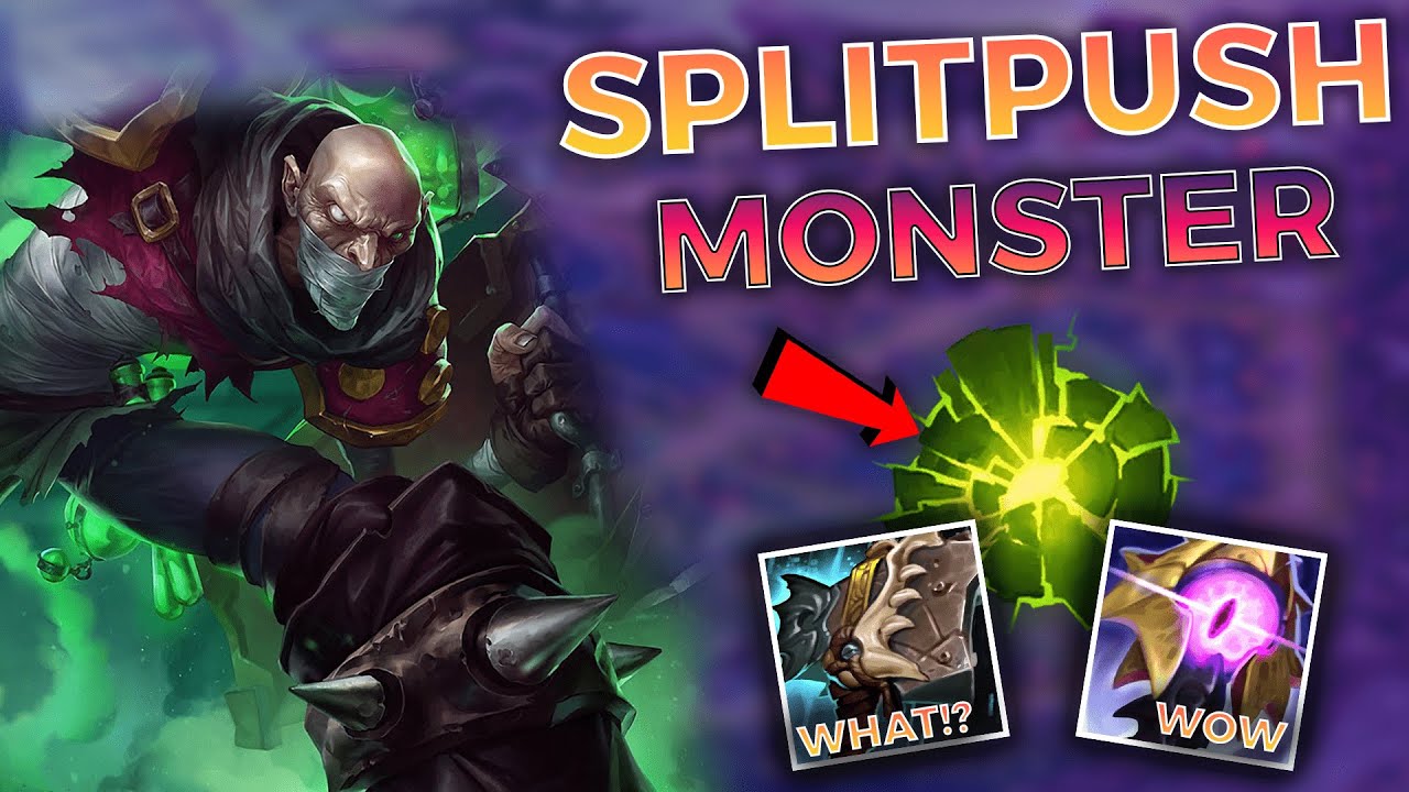 SPLIT PUSHING SINGED IS A PROBLEM... (THE BEST SPLIT PUSH STRATEGY) - YouTube