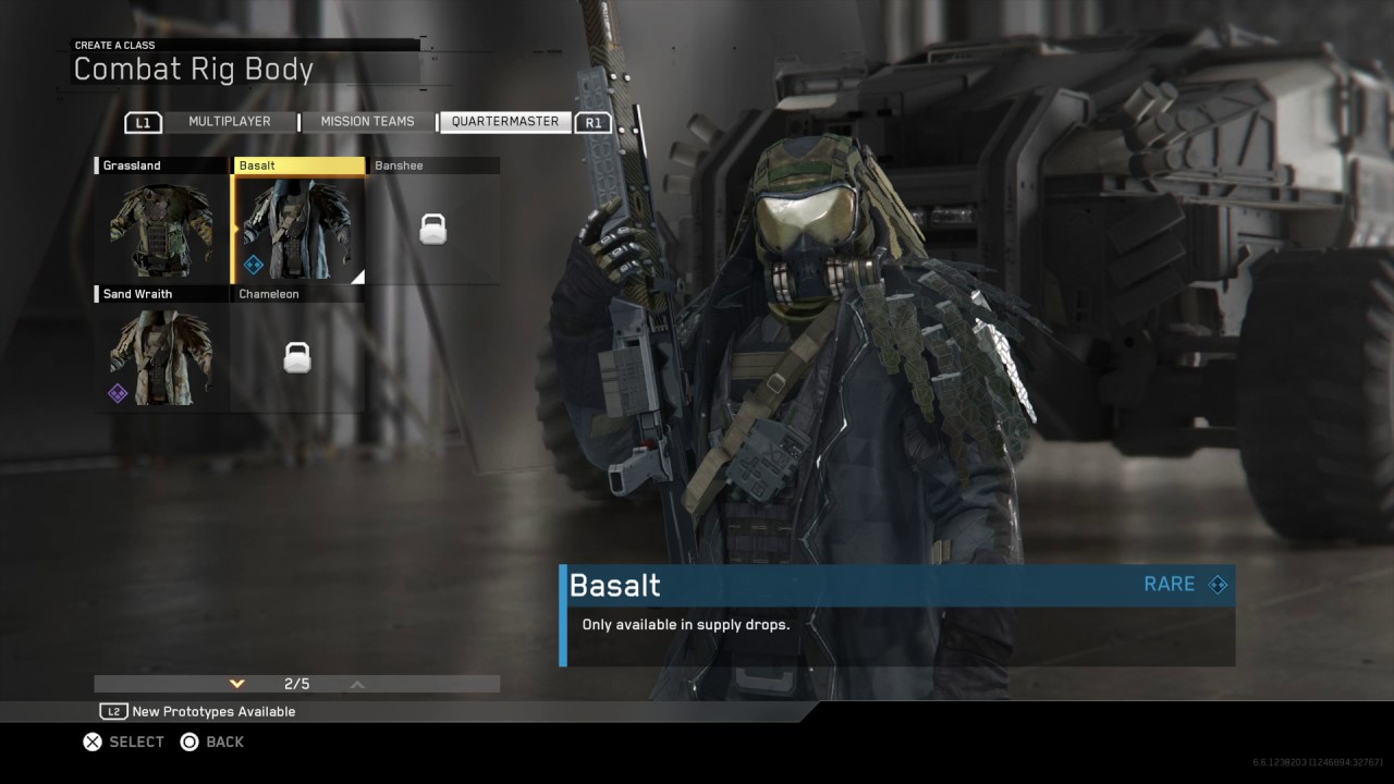 Infinite Warfare: Phantom Basalt Combat Rig Body - YouTube