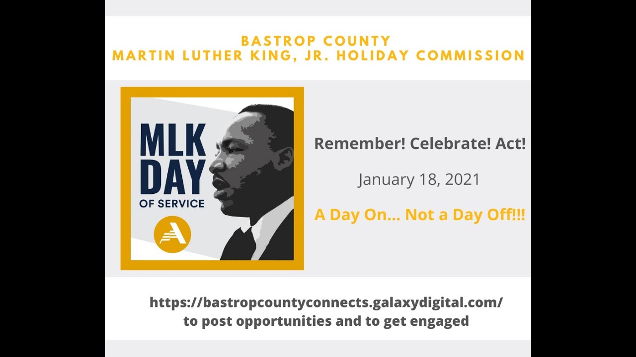 MLK Video Message City of Bastrop Mayor Connie Schroeder - YouTube