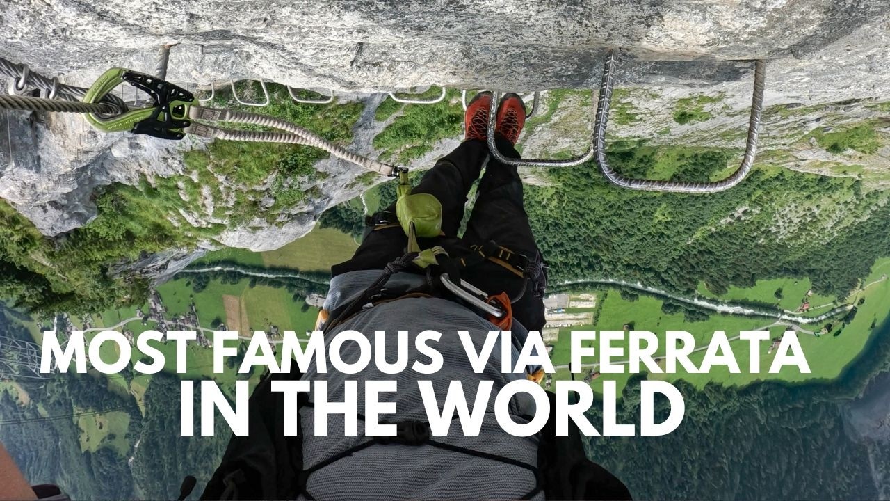 MÜRREN VIA FERRATA - attempting Switzerland's craziest cliff edge "hike ...