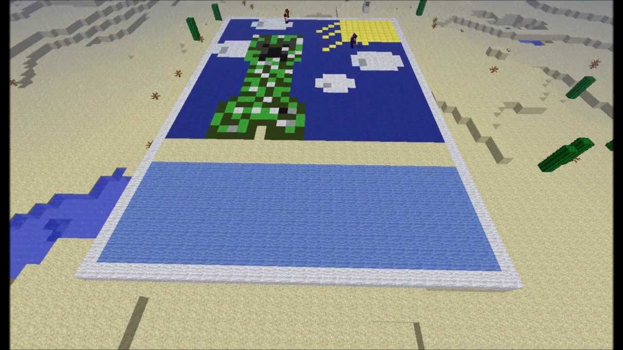 Minecraft- Creeper "Birth" and "Death" Timelapse - YouTube