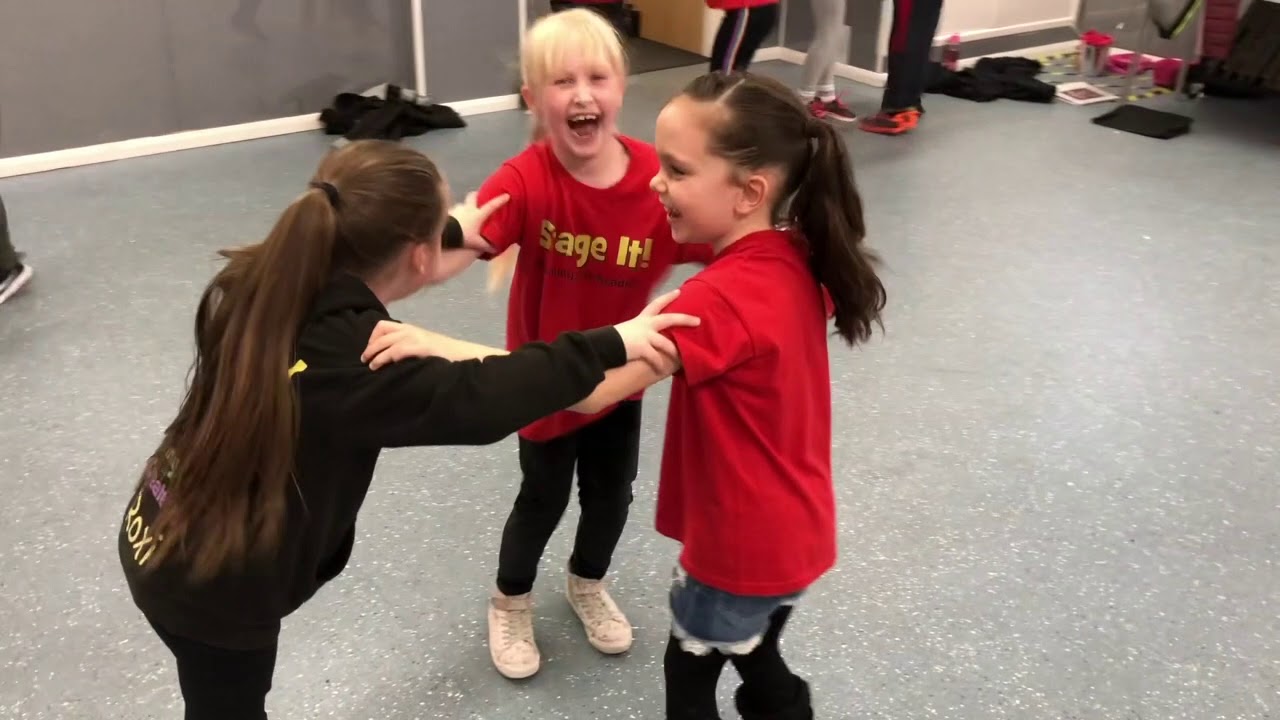 Stage It! Academy takes on the Triangle Dance - YouTube