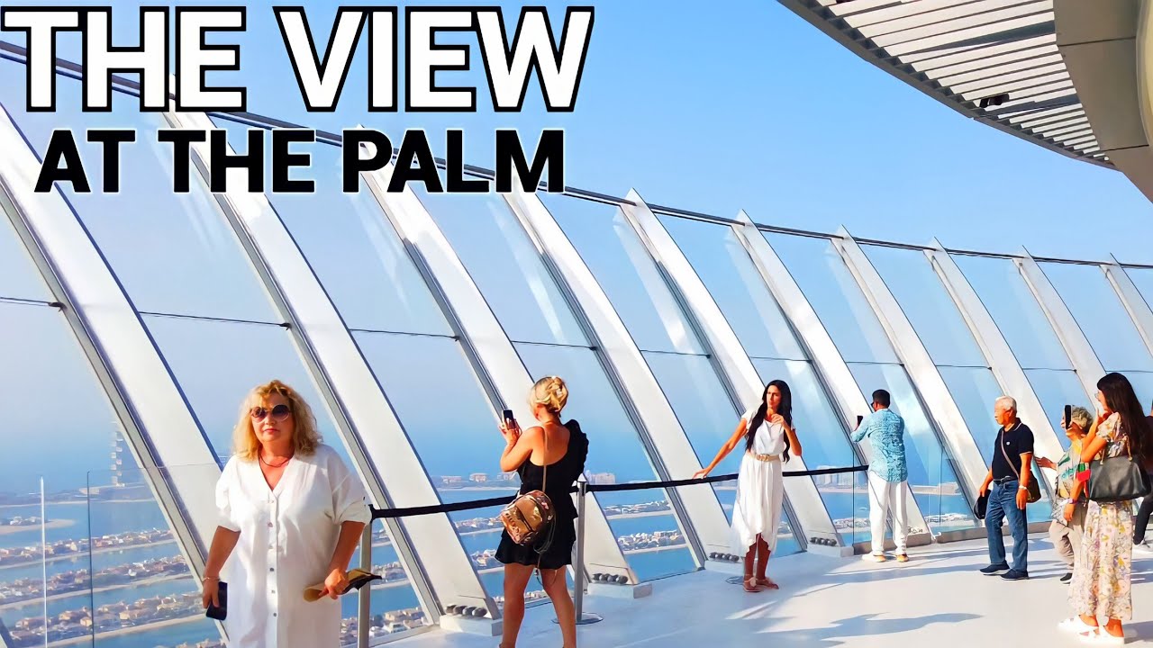 DUBAI. View at The Palm |4K| 360° View of PALM JUMEIRAH DUBAI 🇦🇪 2023 ...