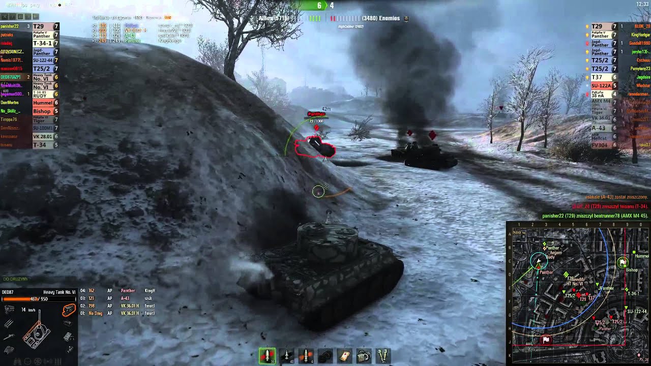 Japan Tiger w World of Tanks - Charków - YouTube