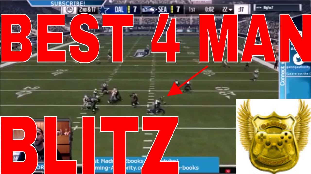 MADDEN 17 BEST 3-4 ODD BLITZ. BEST 4 MAN BLITZ WITH GREAT COVERAGE. HOW ...