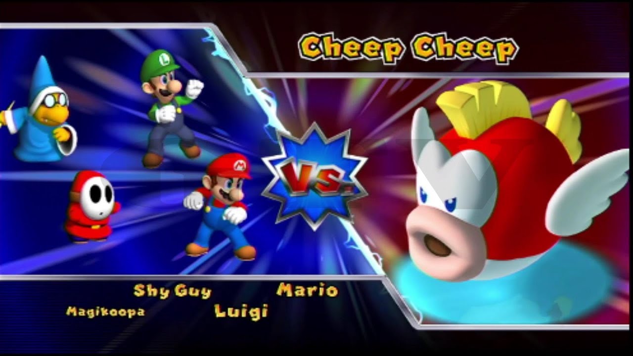 Mario Party 9 - Boss Rush - 7th Boss - Cheep Cheep - YouTube