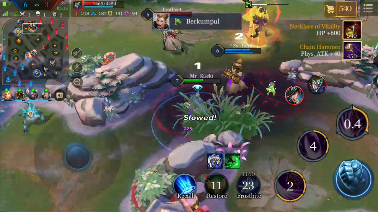 Arena Of Valor - AOV Moment 3 - Butterfly - Quad Kill - YouTube