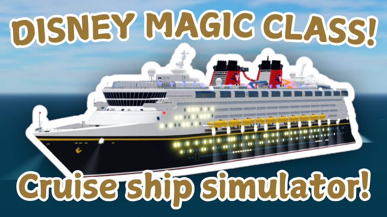DISNEY MAGIC CLASS REVEALED FOR CRUISE SHIP SIMULATOR! | Tableboard Studios - YouTube
