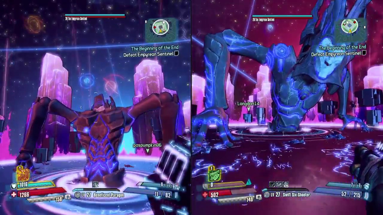 Borderlands: The Pre-Sequel (PS4) - FINAL BOSS - Empyrean Sentinel ...