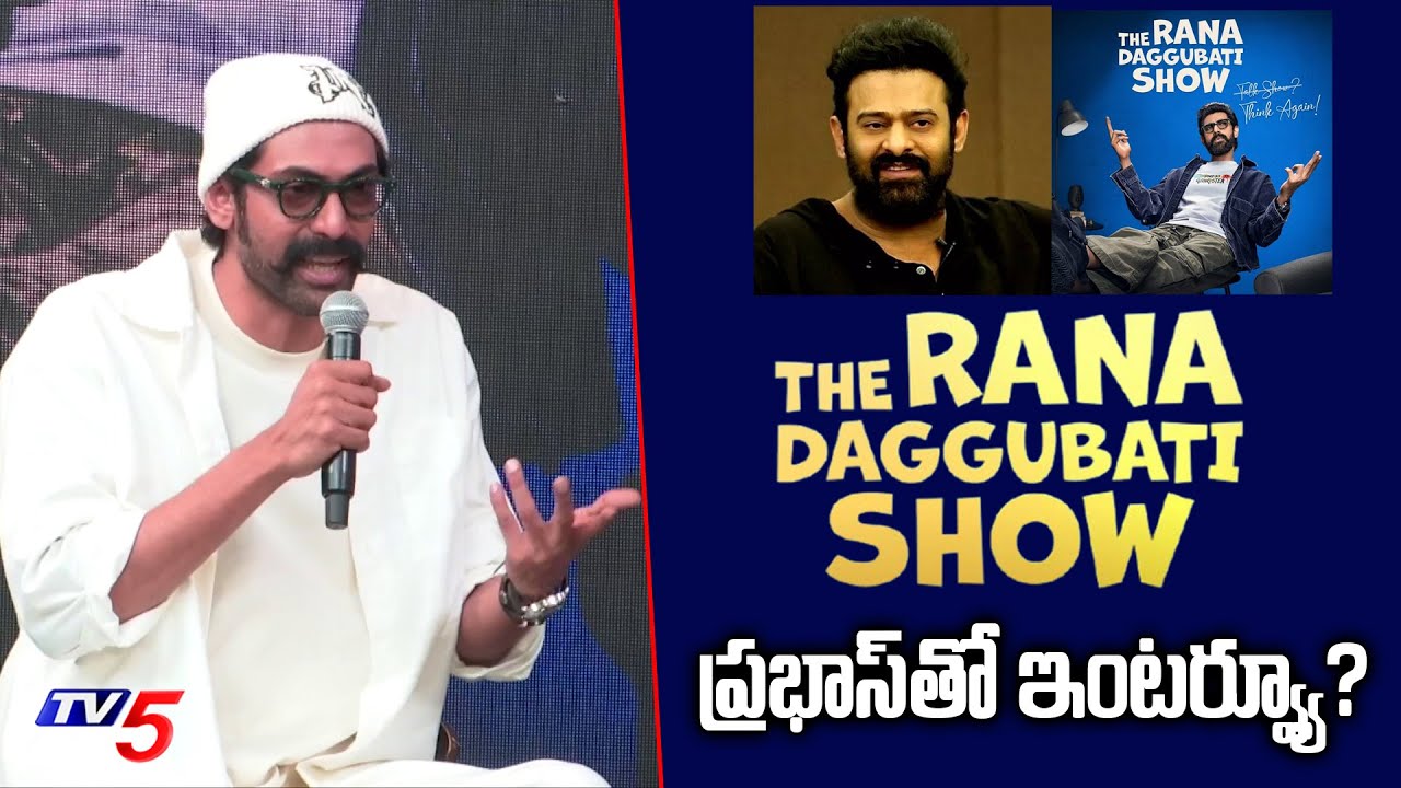 Prabhas Interview in The Rana Daggubati Show | Prime Video India | TV5 ...
