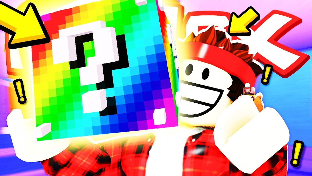 APRO NUOVI LUCKY BLOCK ARCOBALENO OP!! — Lucky Block su Roblox ITA ...