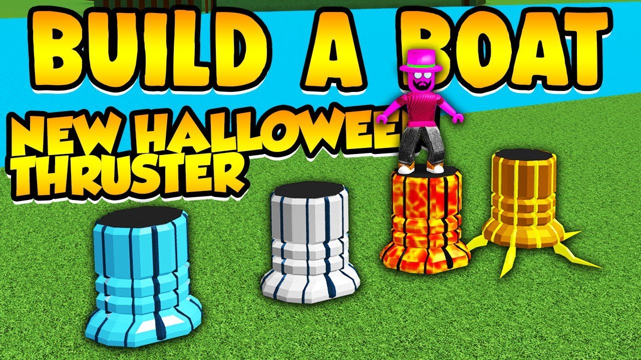 Build a Boat HOW TO GET THE NEW THRUSTER - YouTube