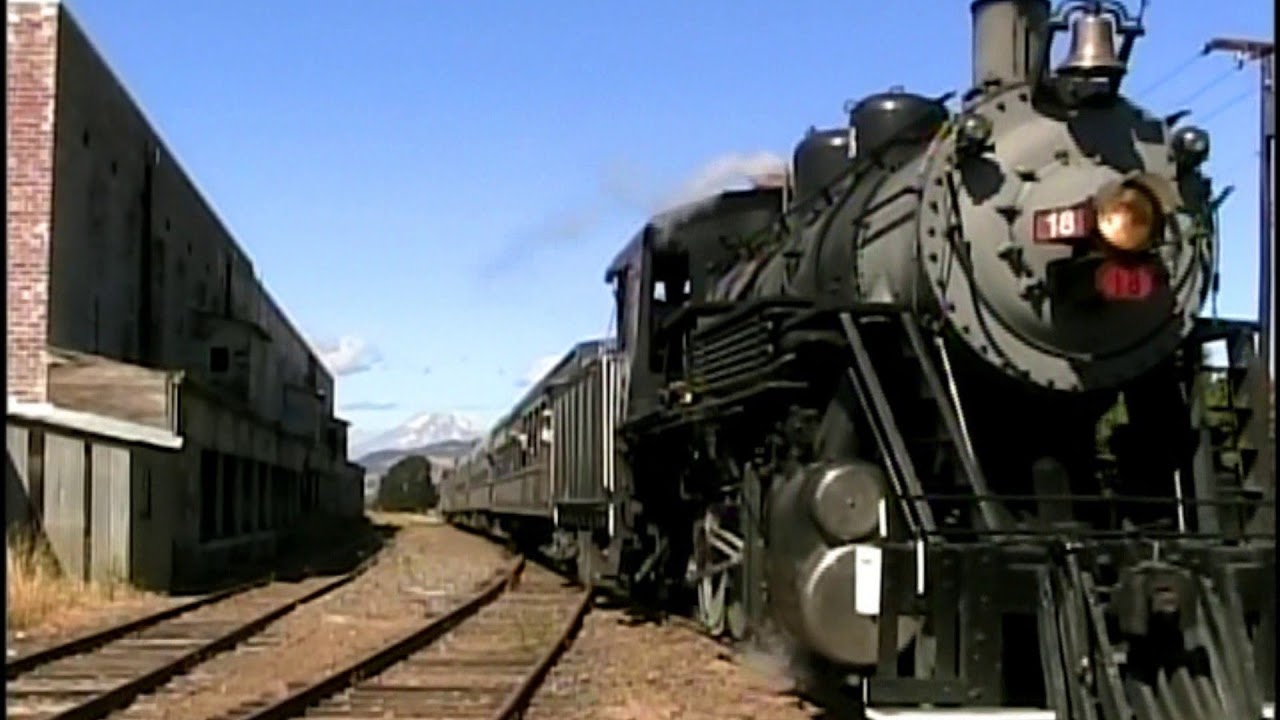 Steam action on the Mount Hood Railroad. Oregon, 2007. - YouTube