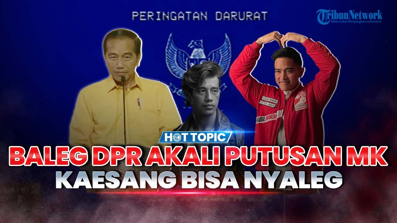 🔴Kaesang Bisa Nyalon usai DPR Akali Putusan MK, & Jokowi Pakai Kemeja ...