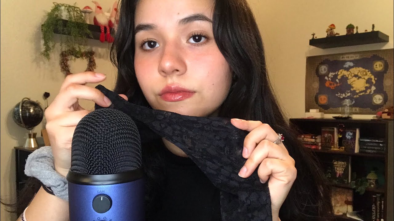 ASMR- Fabric Scratching (Fishnets, Jeans, etc.)👚 - YouTube