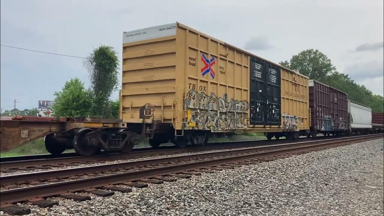 CSX M401 SB Manifest Train - YouTube