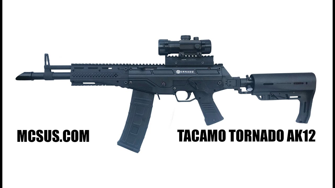 Does it work? Tacamo AK12 Air Folding Stock Shooting Demo - YouTube