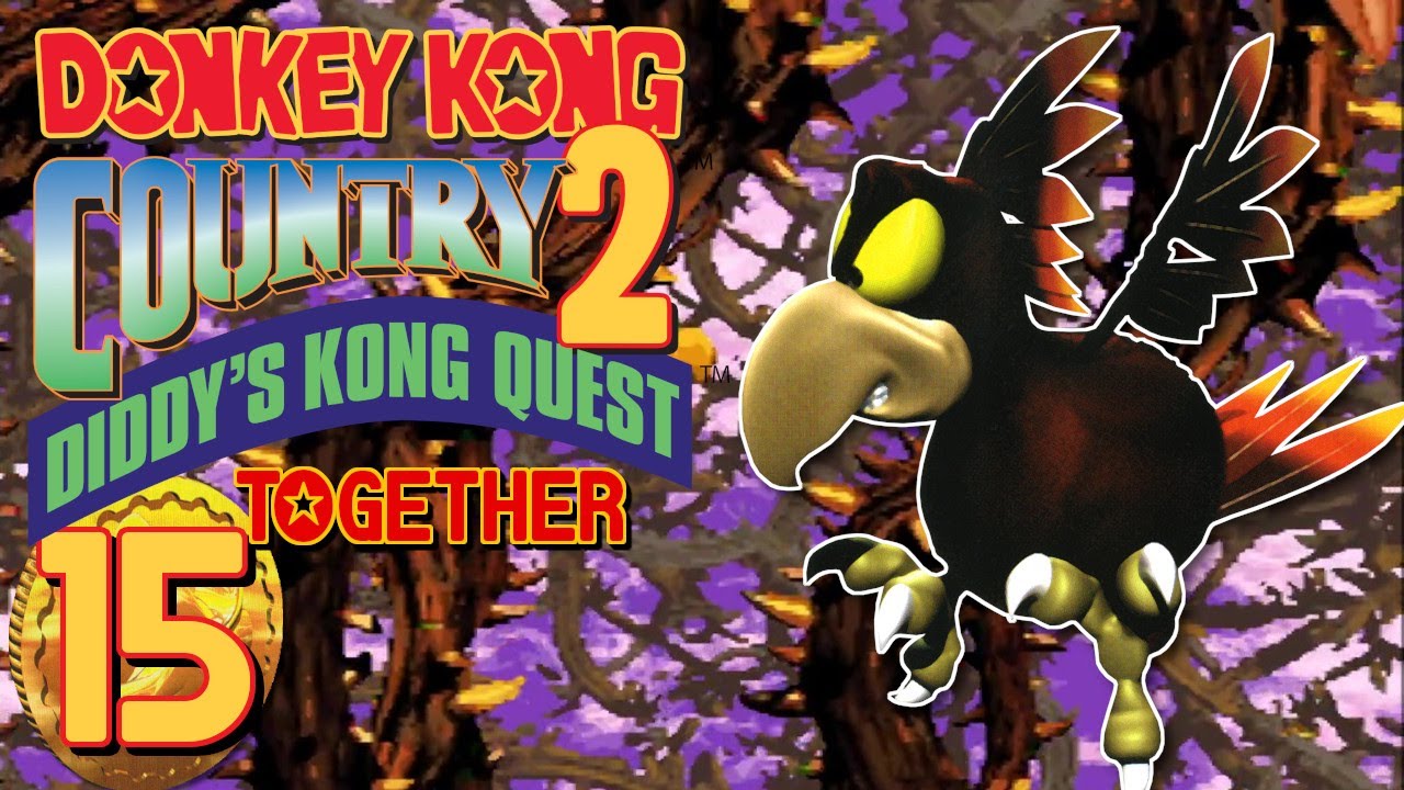 Donkey Kong Country 2 TOGETHER ☠ #15: Dornenlauf gegen bösen Papagei ...