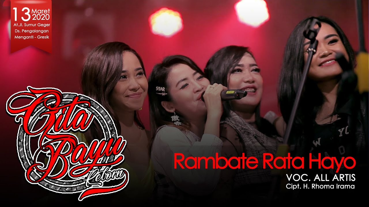 ALL ARTIS - Rambate Rata Hayo - GITA BAYU Reborn [Live] - YouTube