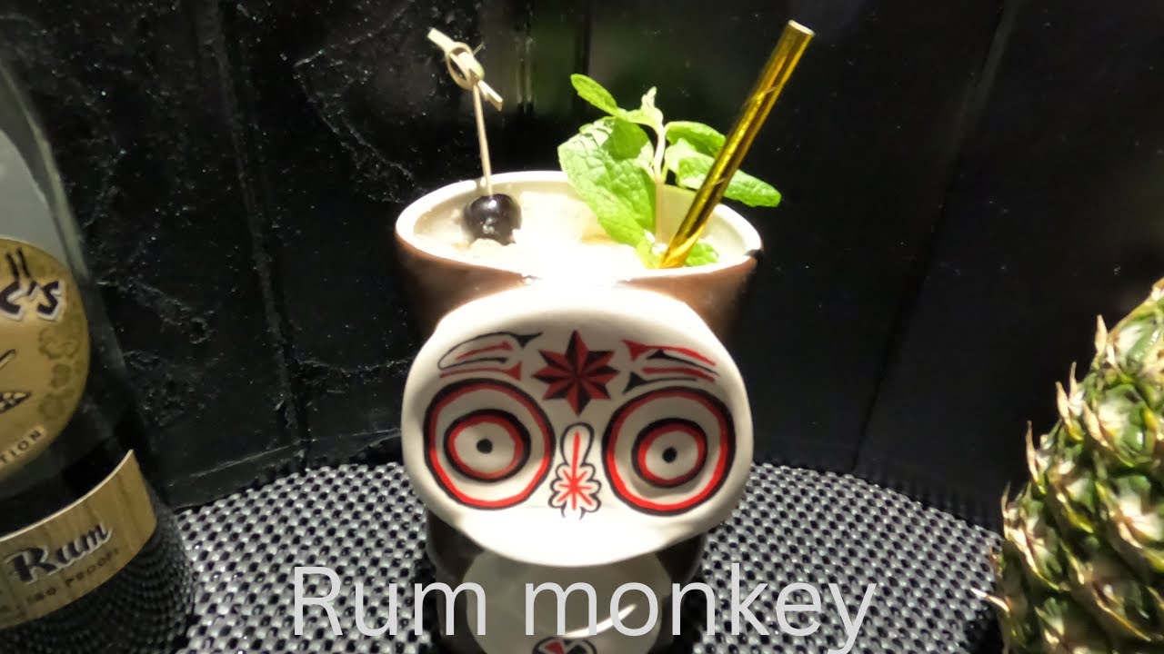 MONKEY BUSINESS cocktail - YouTube