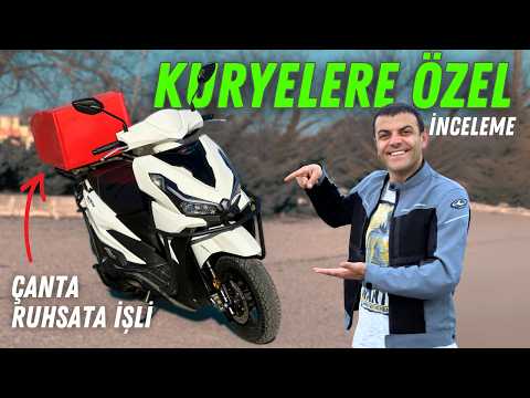 Rks Vrs 125 Scooter motosiklet inceleme | Moto kuryeler bunu sevecek | Kolaçan
