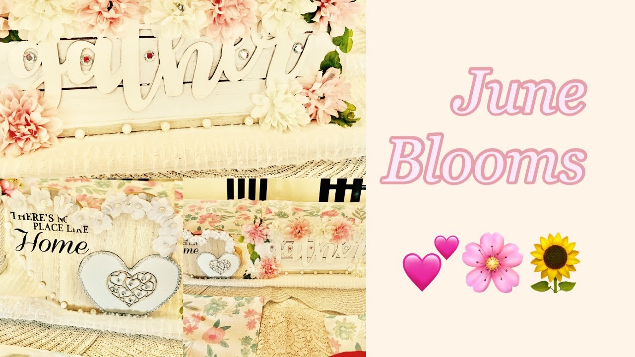 June Blooms Collaboration|Home decor with flowers|🌸🌻💕#prettydiys # ...