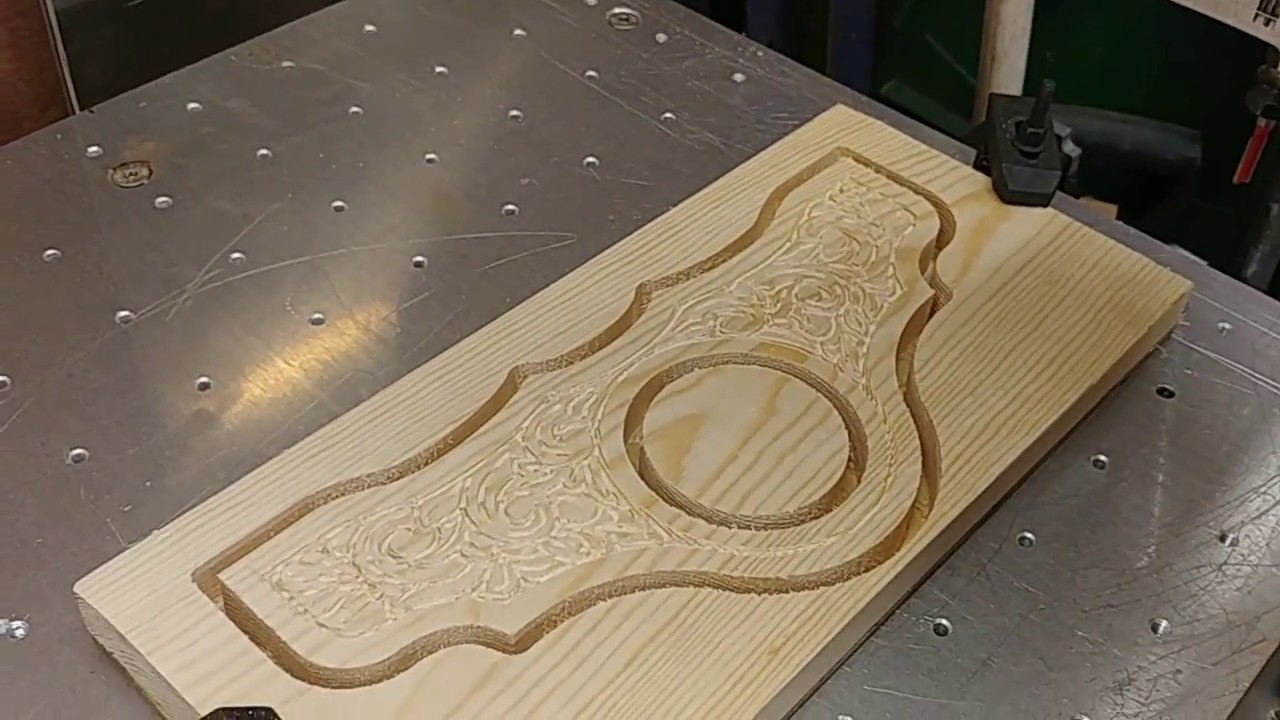 First Project On The CNC Machine - YouTube