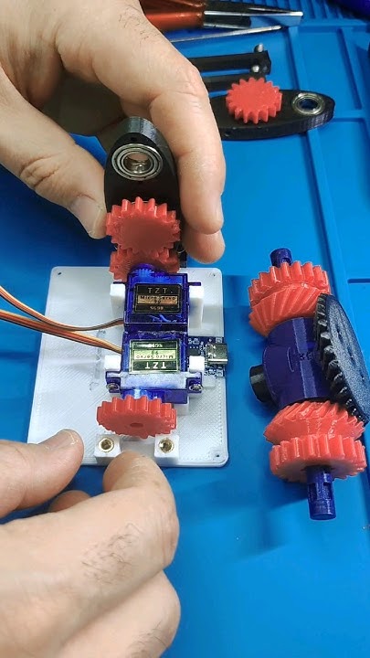Challenge to build 3dprinted rotary base #3dprinting #robot #arduino #esp32 #diy #robotic # ...