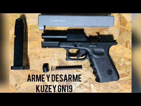 Arme y Desarme Pistola Kuzey Gn19 - YouTube